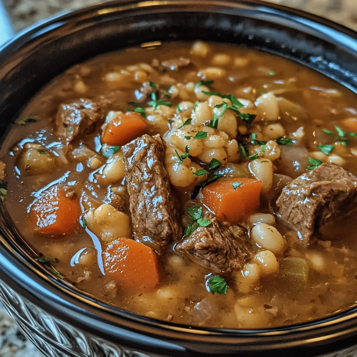 Ultimate Crockpot Beef & Barley Stew: A Comforting, Easy Dinner