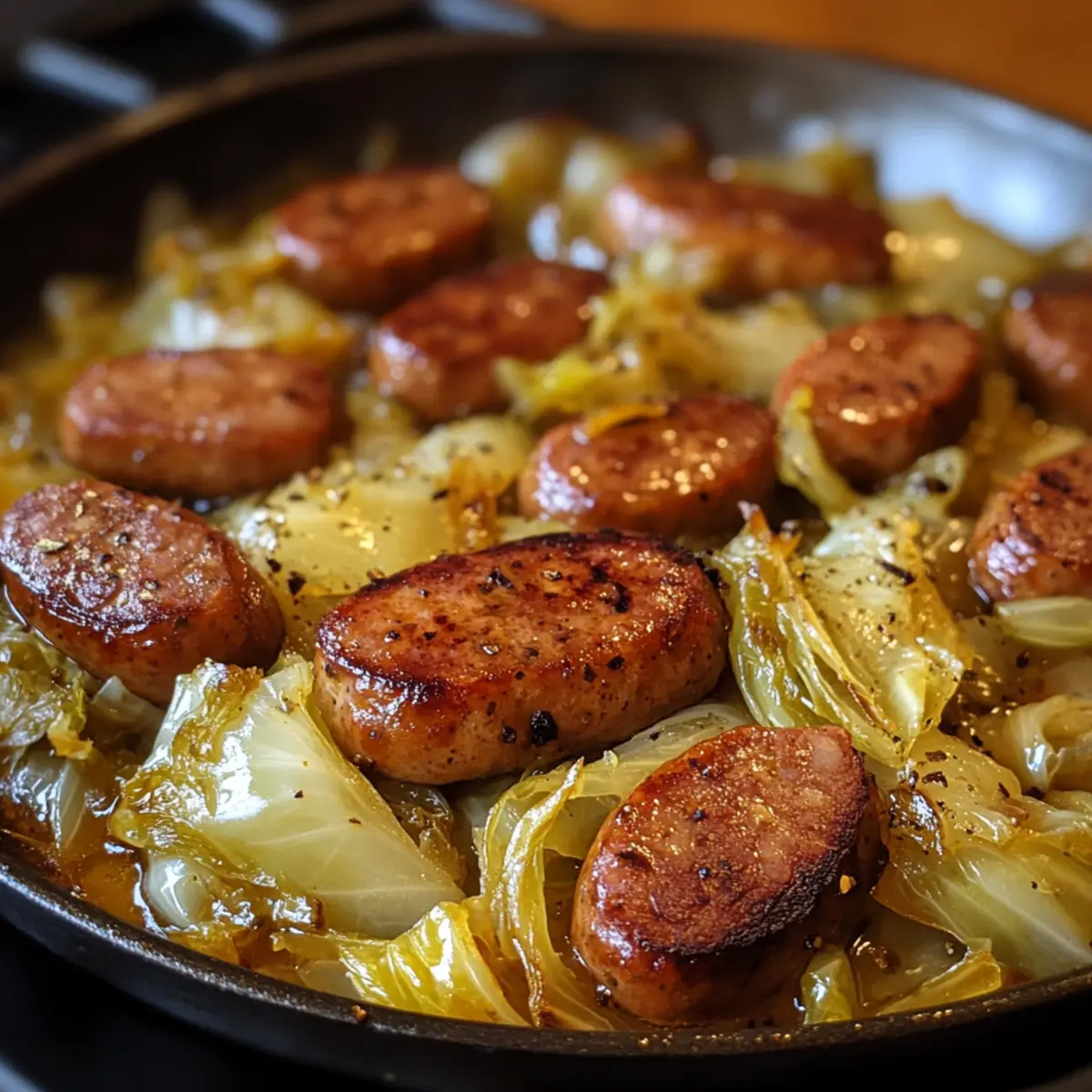 Easy One-Pan Sausage & Cabbage Dinner: Crispy & Delicious
